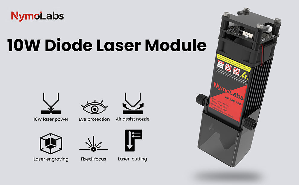 NymoLabs Optical Output 10W Compressed Spot Laser Module with Air ...