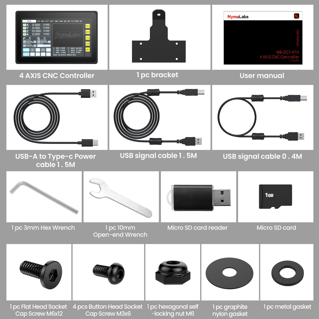 NymoLabs Offline GRBL Control Module with 7inch IPS Touch Screen