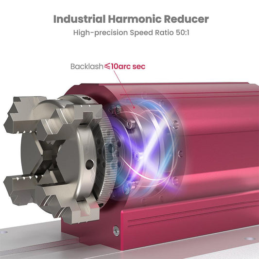 NymoLabs 4th Axis Rotary Module Kit with Industrial Harmonic Reducer ...