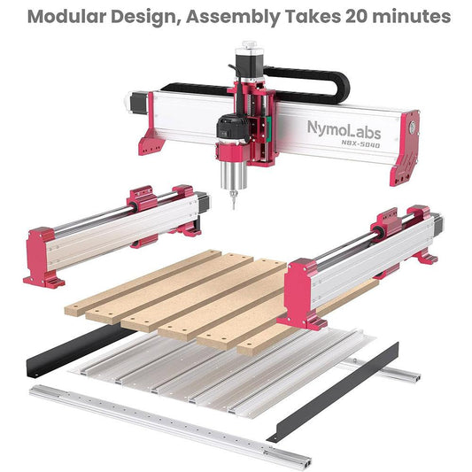 NymoLabs NBX-5040 CNC Router Machine with Custom-Made 710W 7000-30000 ...
