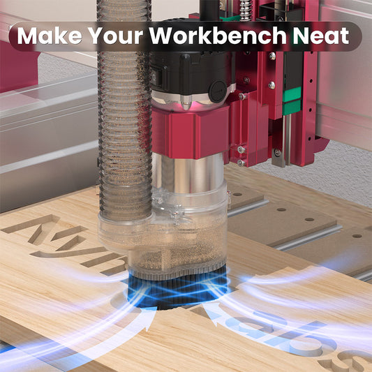 65mm CNC Dust Shoe, Compatible with Most 65mm Spindle Motor Router, Ho