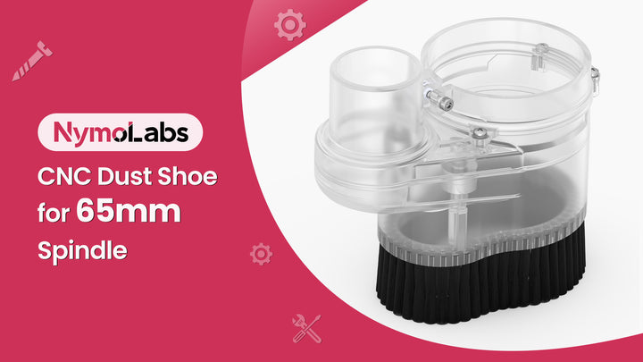 65mm CNC Dust Shoe, Compatible with Most 65mm Spindle Motor Router, Ho